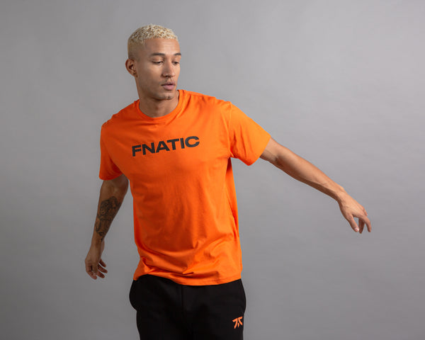 Fnatic Shop – Crest Tee - Wordmark Orange